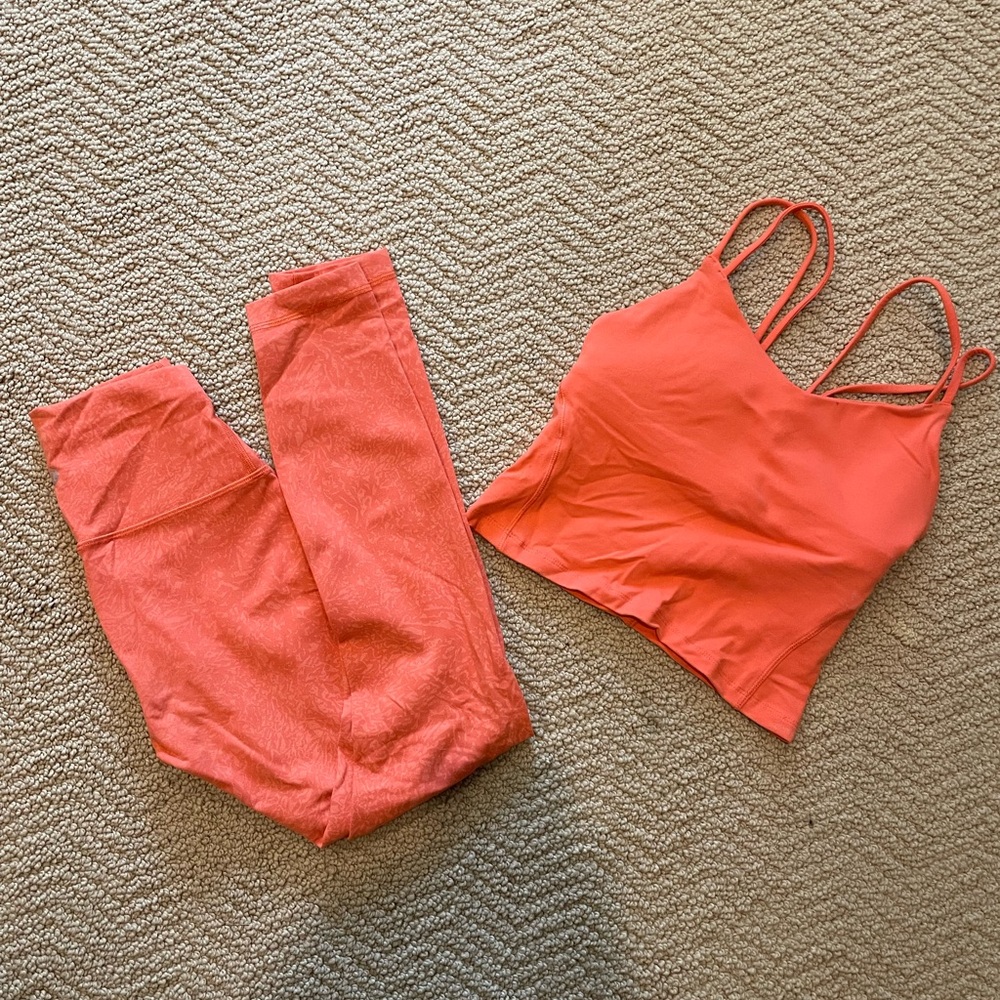 Lululemon Bright Orange Set (4) - Gem